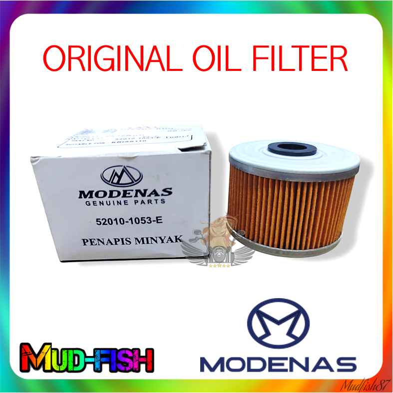 ORIGINAL MODENAS OIL FILTER FOR KRISS 110 KRISS 2 GT128 CT110 CT100 MR1 ...