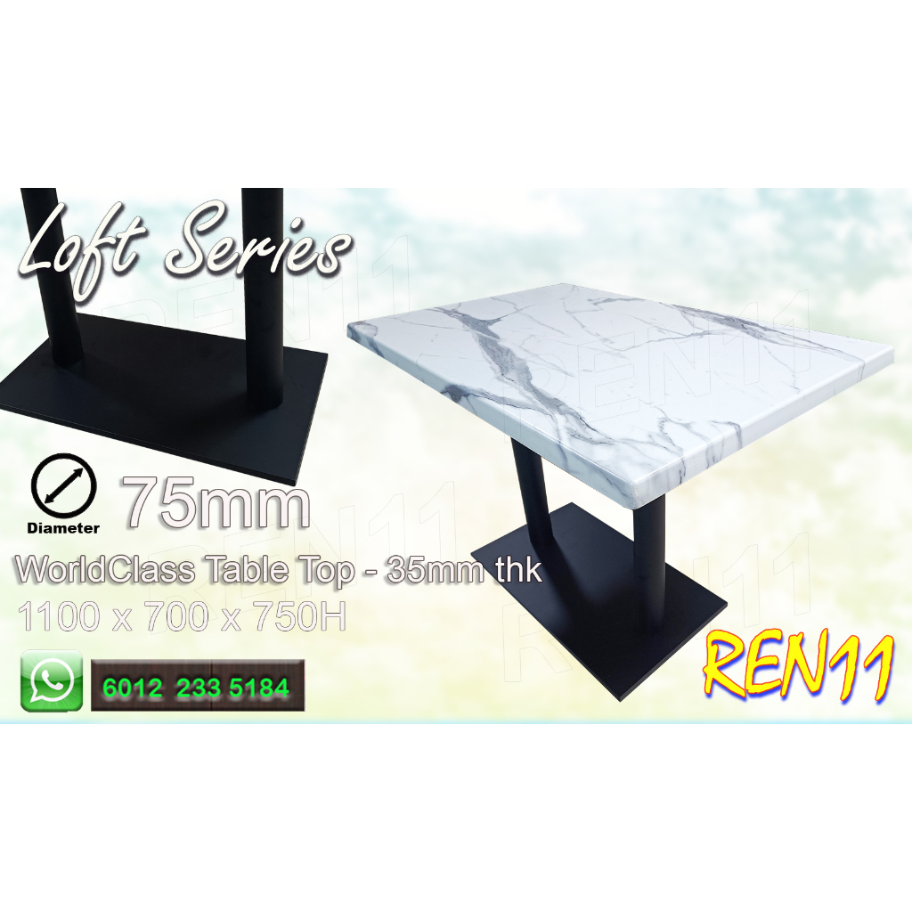 Dining Table Leg, Metal Leg, Kaki besi, Kaki meja , Table Base ...
