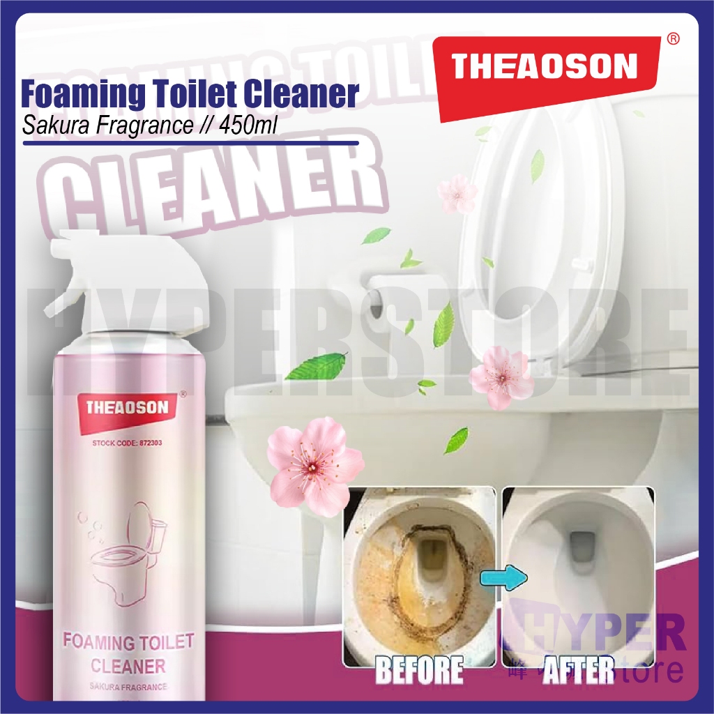 THEAOSON Foaming Toilet Cleaner (450ML) // SAKURA FRAGRANCE | Shopee ...