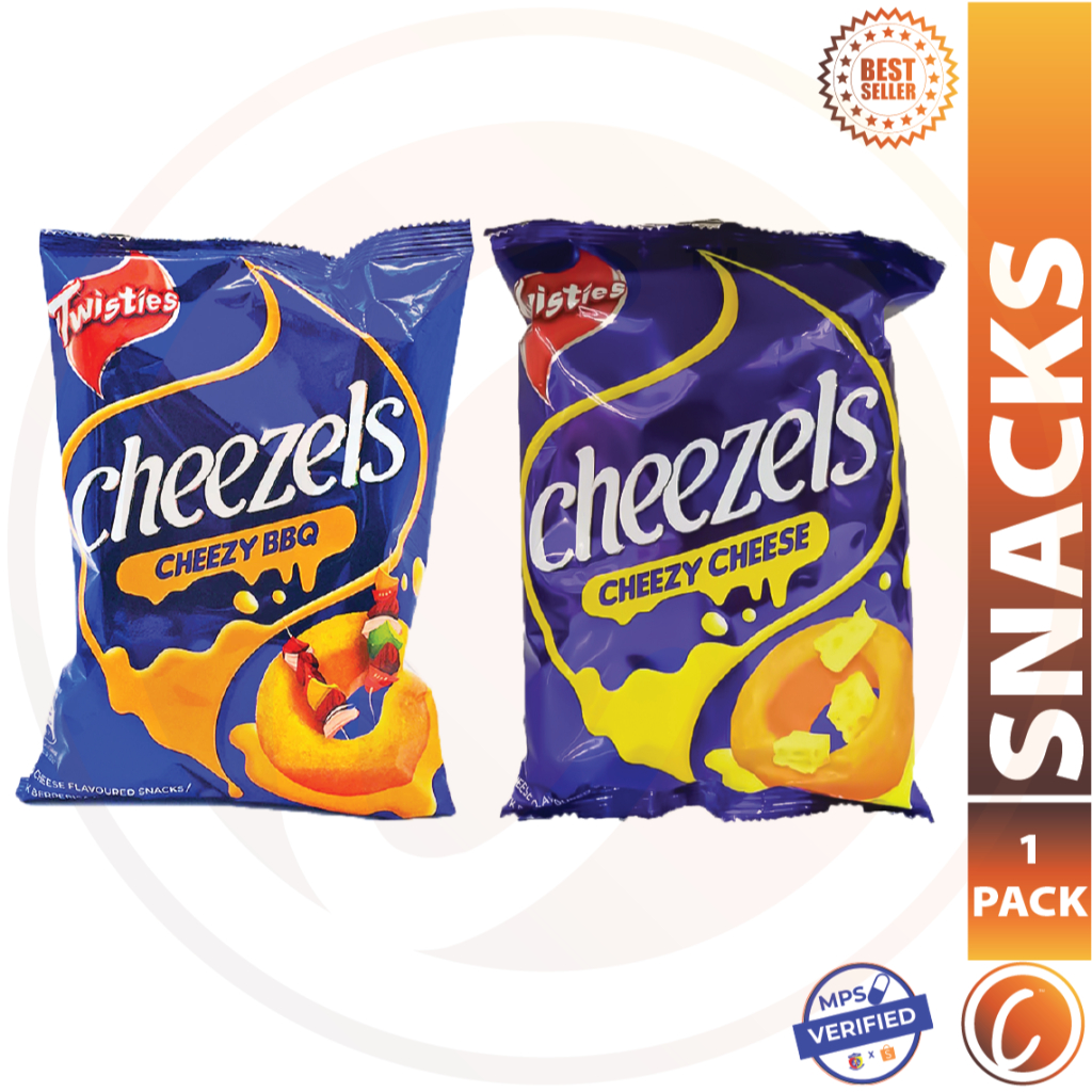Twisties Cheezels Cheese Snack Cheezy Cheese BBQ - 1 PACK | Shopee Malaysia