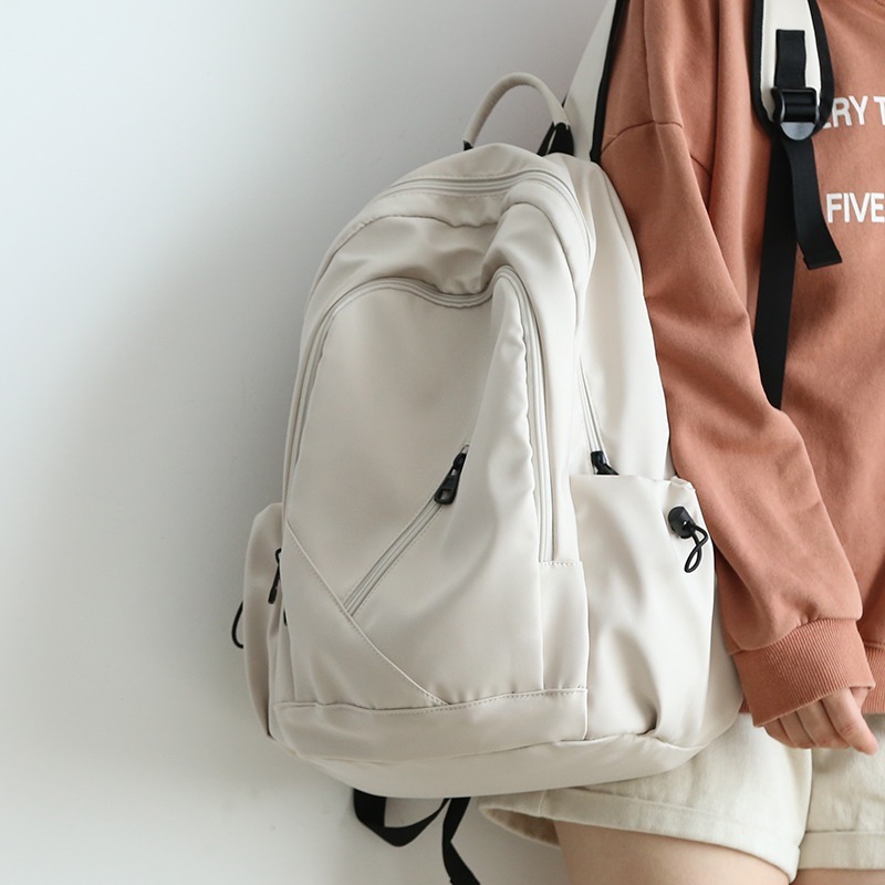 【MY】Women Bagpack Korean Style School Bag Backpack Plain Travel Bagpack ...