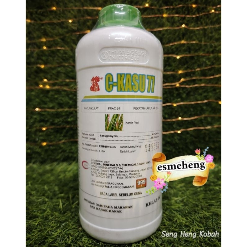 1L CMC C-KASU 77 / Karah / Padi / kasugamycin 4.0% / Racun Kulat ...