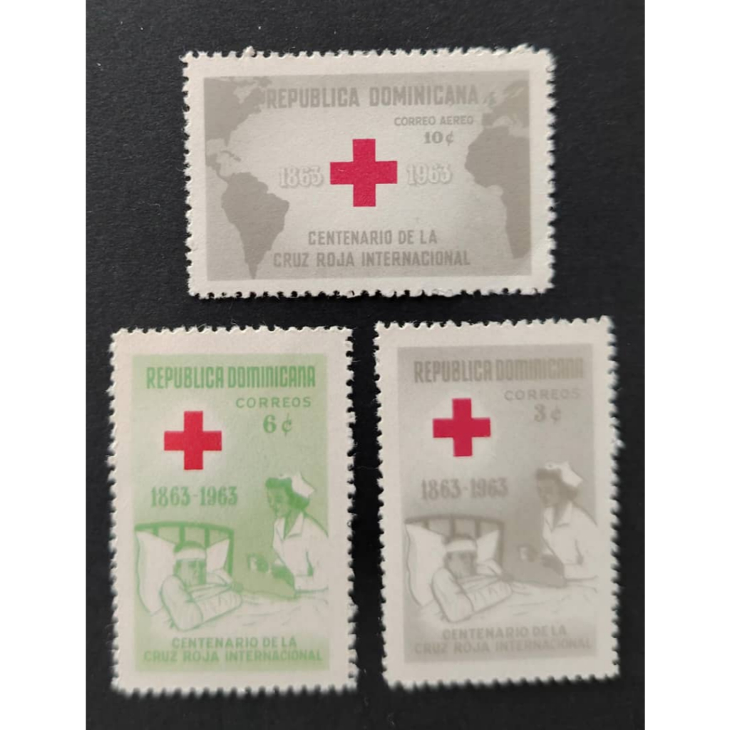 Dominican Republic, 1963 The 100th Anniversary of Red Cross, MINT ...