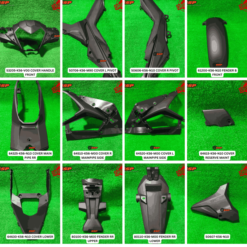 *INNER RS150 V2*READY STOCK 100% Original BSH Honda Inner Cover SET ...