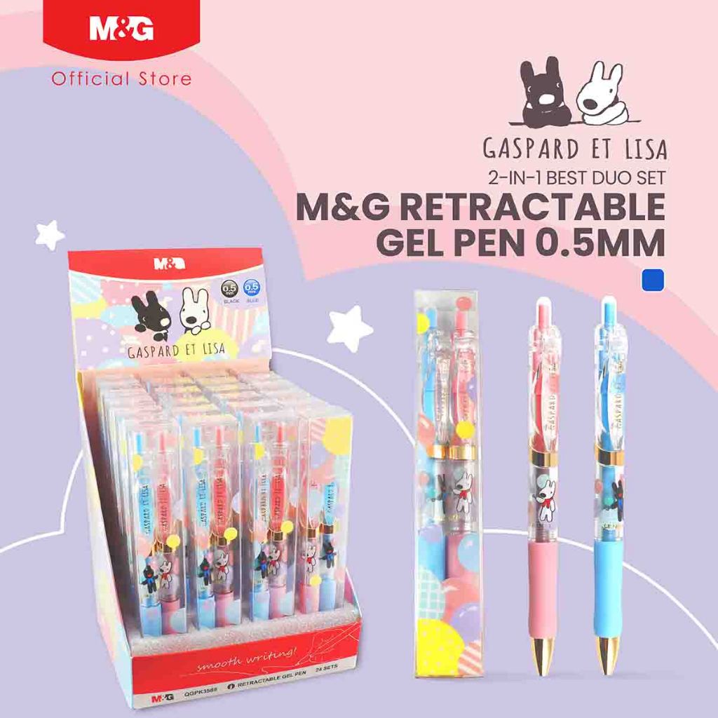 M&G GEL PEN 0.5 ( 2PCS/ SET ) | Shopee Malaysia