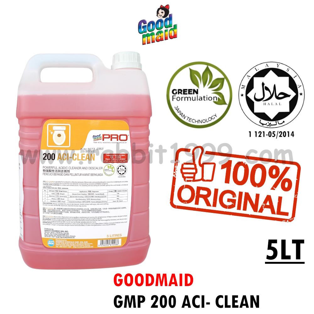 GOODMAID GMP 200 ACI-CLEAN - 5Lt - acid stain remover / pencuci lantai ...