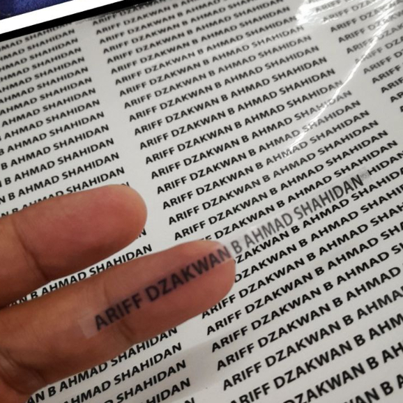 Sticker nama buku tulis, sticker nama buku teks, sticker nama buku ...