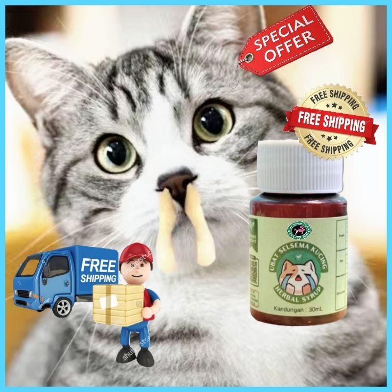Ubat Selsema dan Batuk Kucing Herbal 30mL | Shopee Malaysia