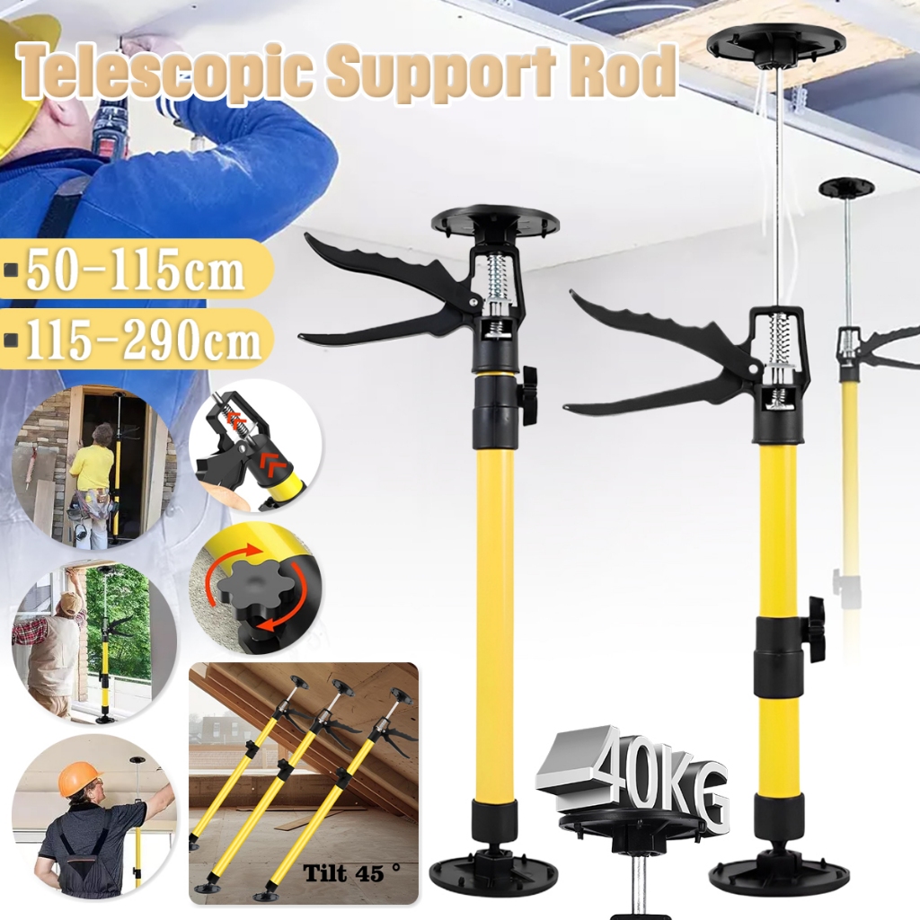 50-290cm Telescopic Support Rod Lifter Tile Multifunctional Height ...