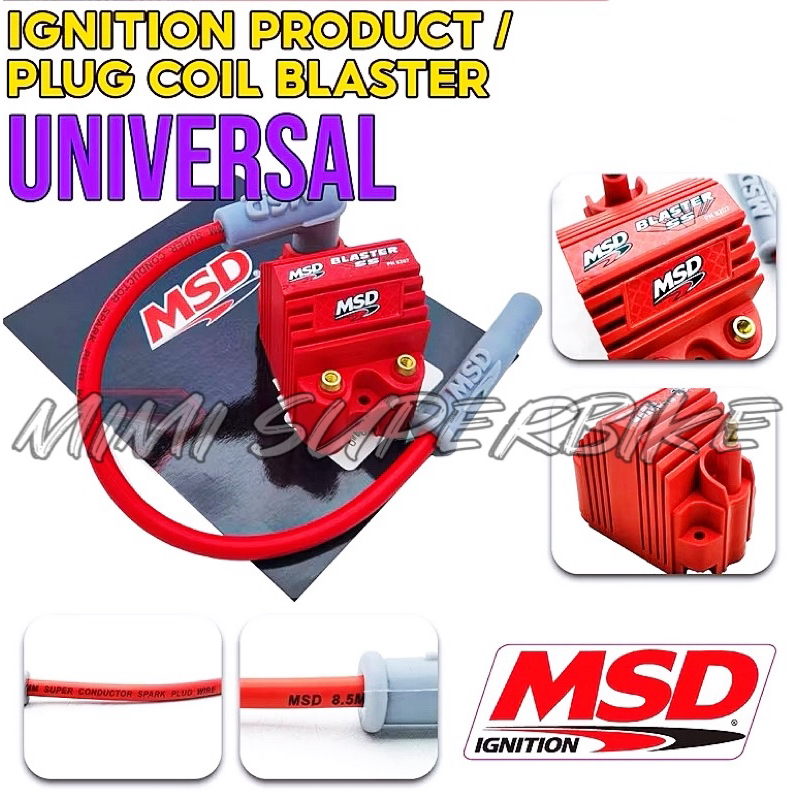 UNIVERSAL RACING MSD PLUG COIL BLASTER WITH MSD IGNITION PRODUCT ...