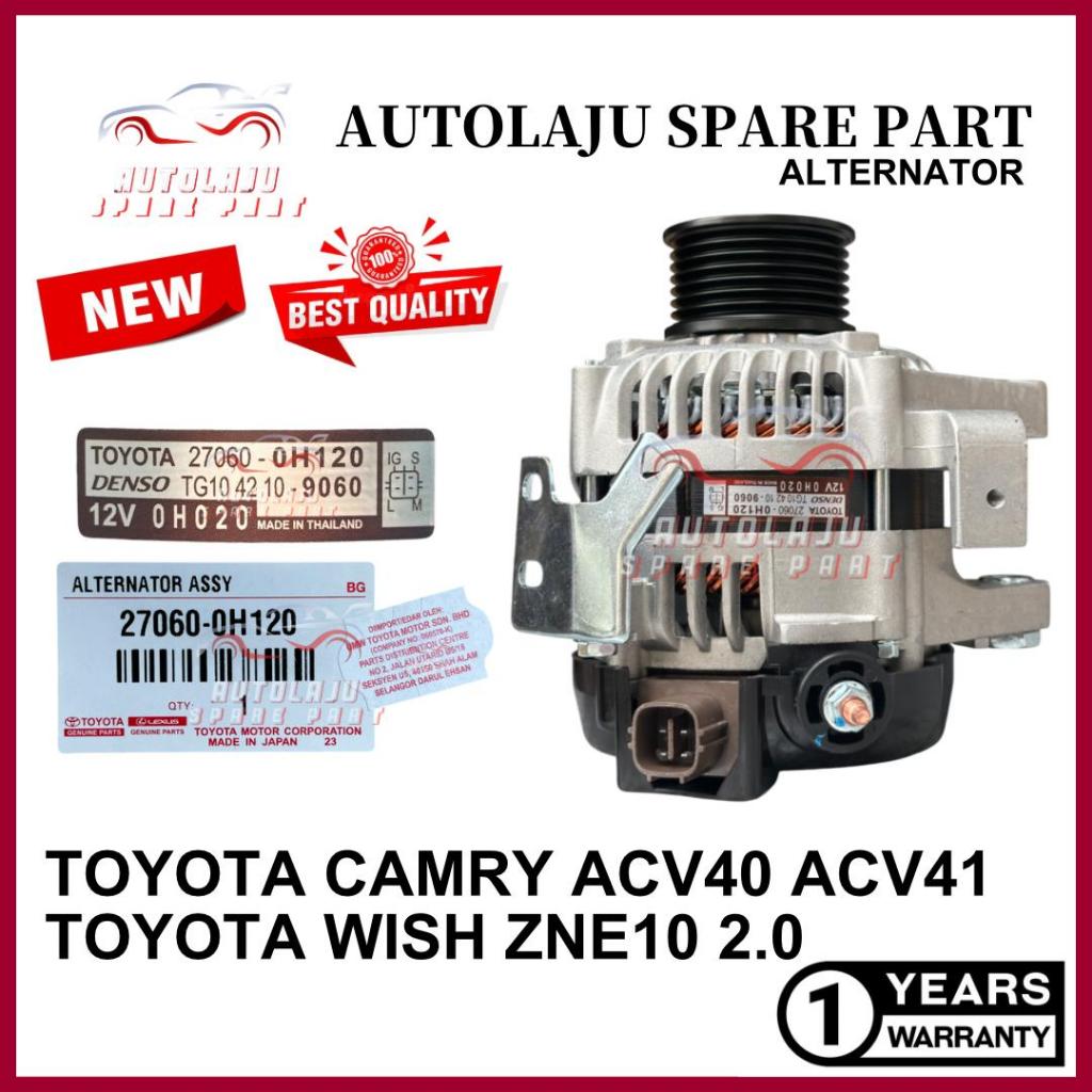TOYOTA CAMRY ACV40 ACV41 2.0 2.4 WISH ZNE10 2.0 ALTERNATOR HIGH QUALITY ...