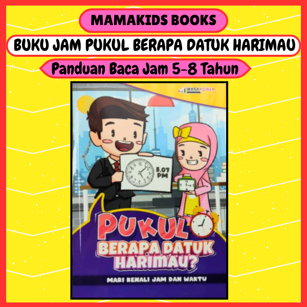 [MAMAKIDS] Buku Nota : Buku Jam Pukul Berapa Datuk Harimau Panduan Baca ...