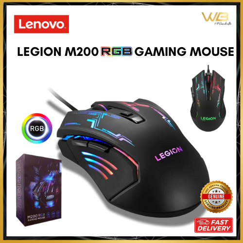 LENOVO LEGION M200 RGB GAMING MOUSE GX30P93886 | Shopee Malaysia