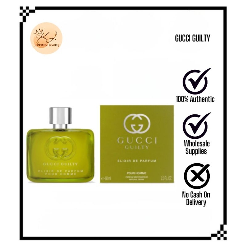 [Genuine Wholesale Supplies] Gucci Guilty Elixir de Parfum for Men ...