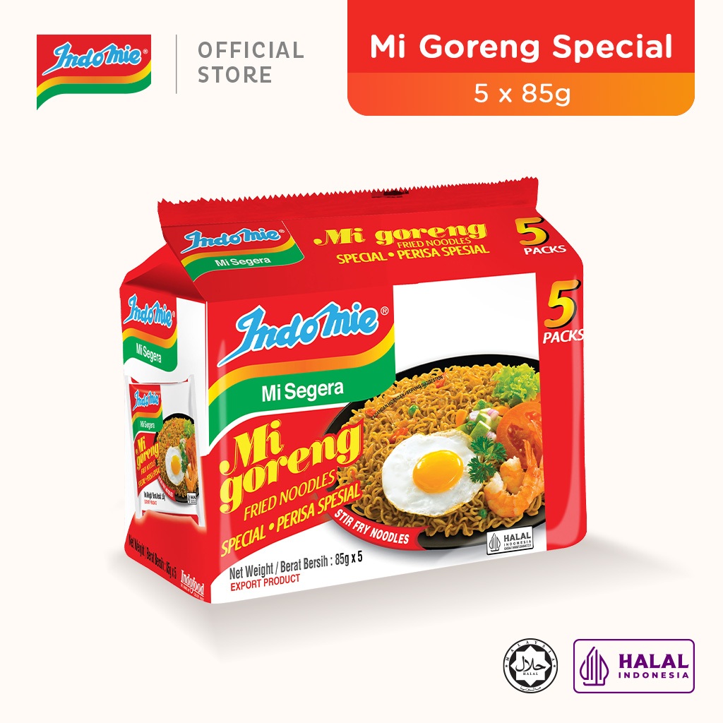 IndoMie™ Mi Goreng Perisa Spesial (5 x 85g) | Shopee Malaysia