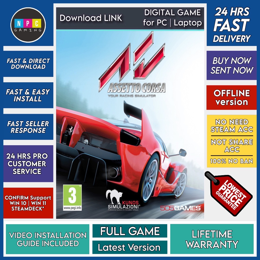 [PC Game] Assetto Corsa - Offline [Fast Download] [Fast Install ...