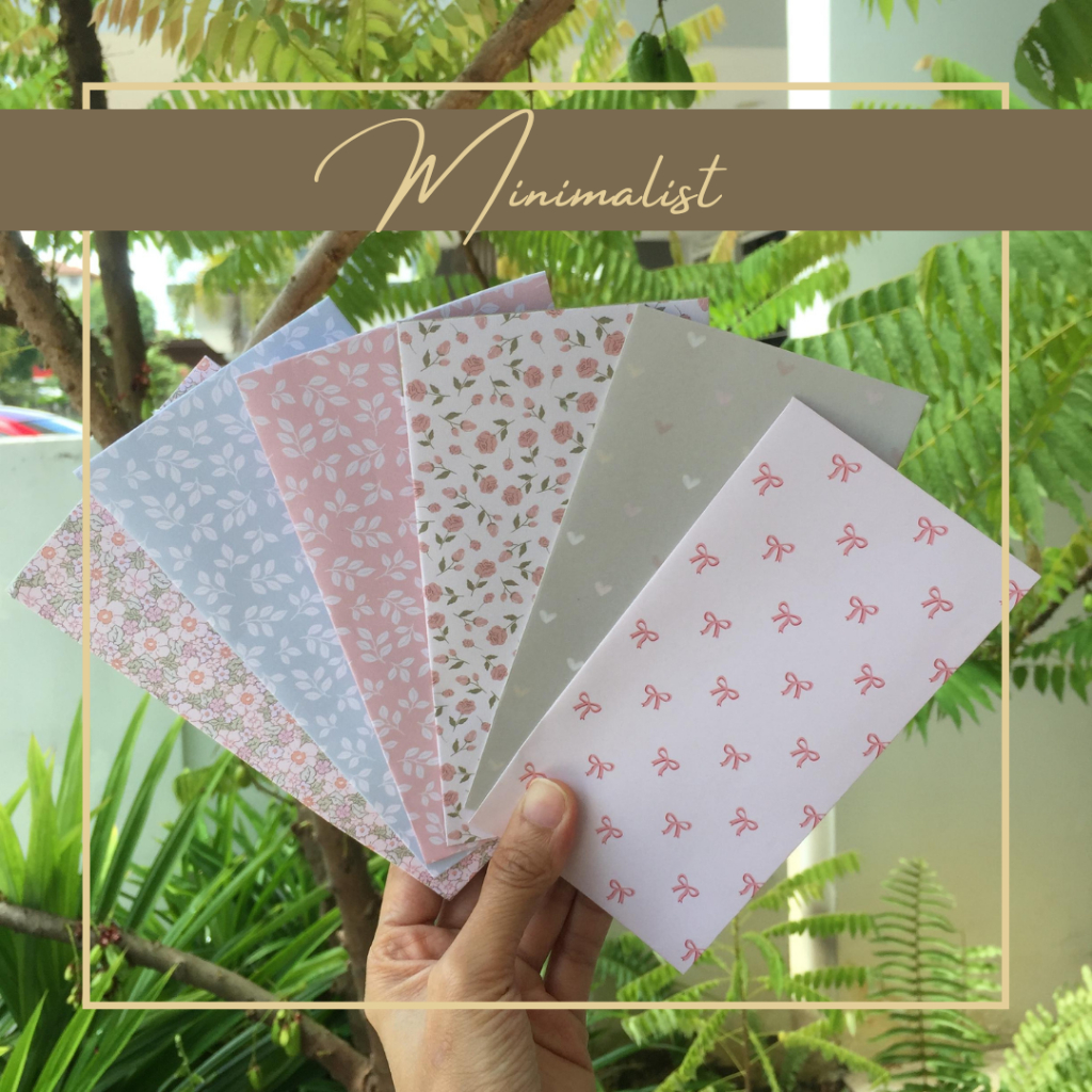 KawaiiGift 5pcs Sampul Raya Minimalist Angpao Packet Sampul Duit Raya ...