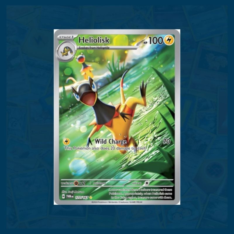 Heliolisk (177/167) Illustration Rare | Twilight Masquerade | Pokemon ...