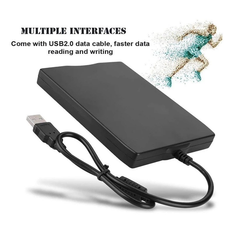 USB Floppy Disk Reader Drive 3.5In External Portable 1.44 MB FDD ...