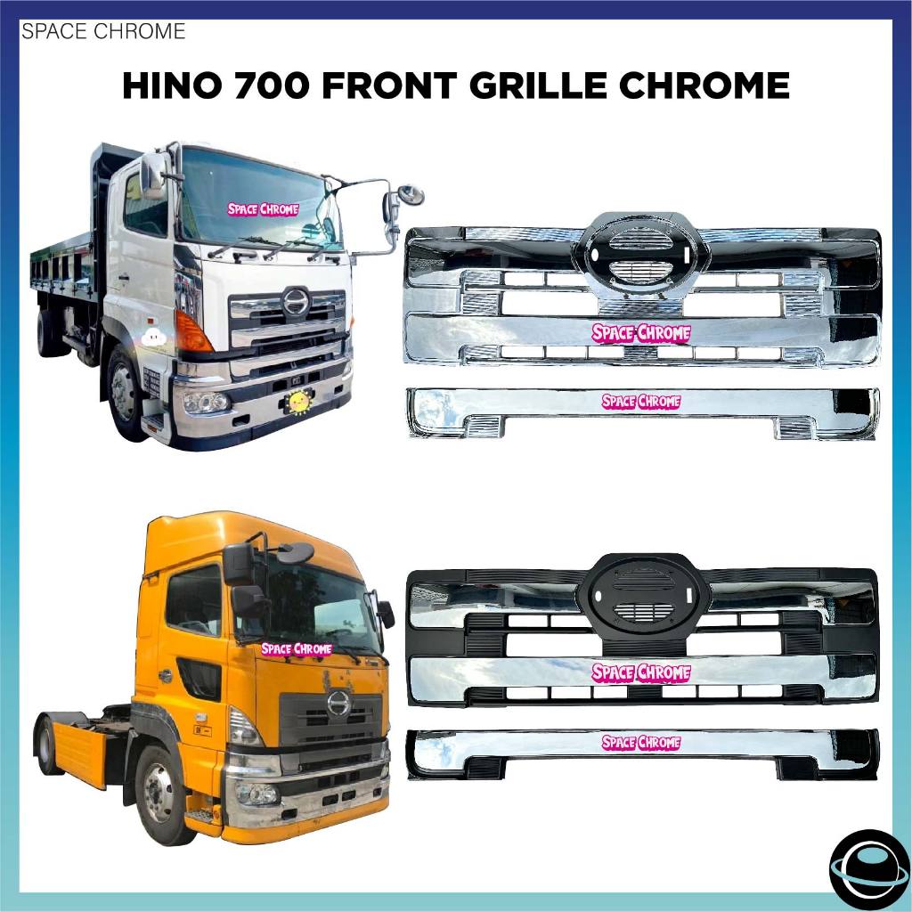 HINO VALIDUS 700 FRONT GRILLE UPPER LOWER HIGH QUALITY HINO ACCESSORICE CHROME HINO ACCESSORIES ...
