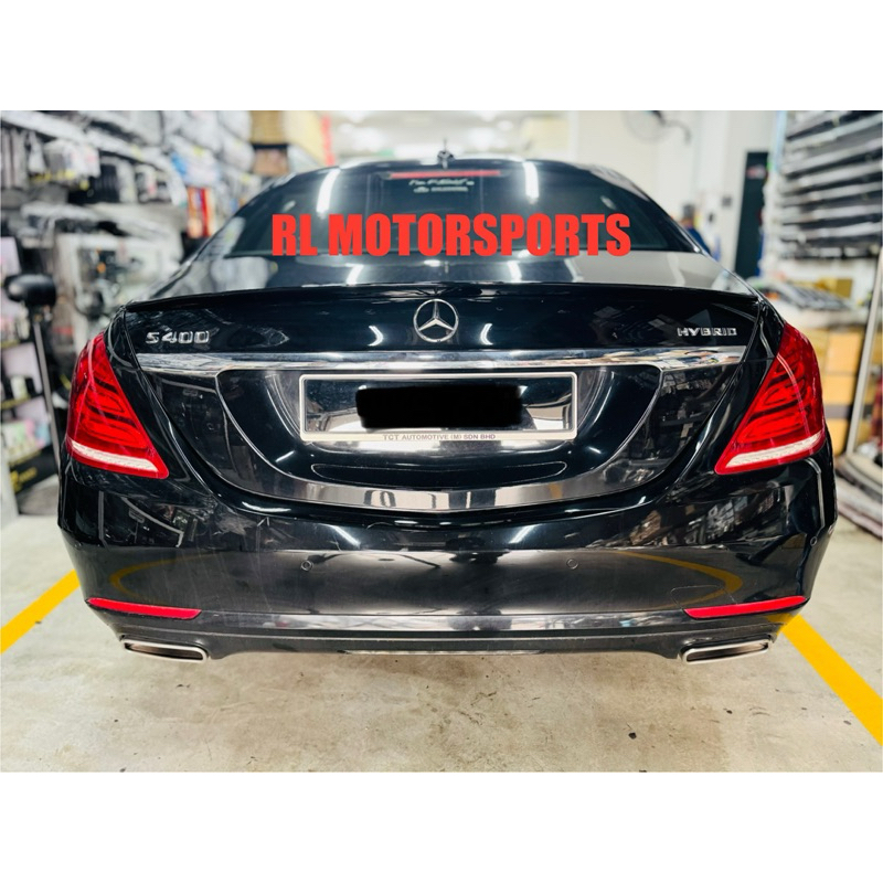 Mercedes benz W222 S class 2016 - 2021 AMG rear boot trunk lip spoiler ...