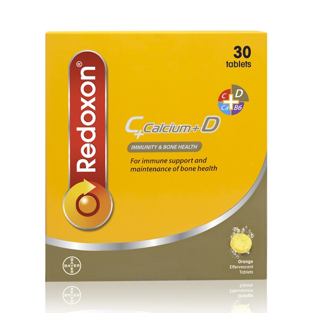 Redoxon® C + Calcium + D + B6 Orange Effervescent Tablet 30s | Shopee ...