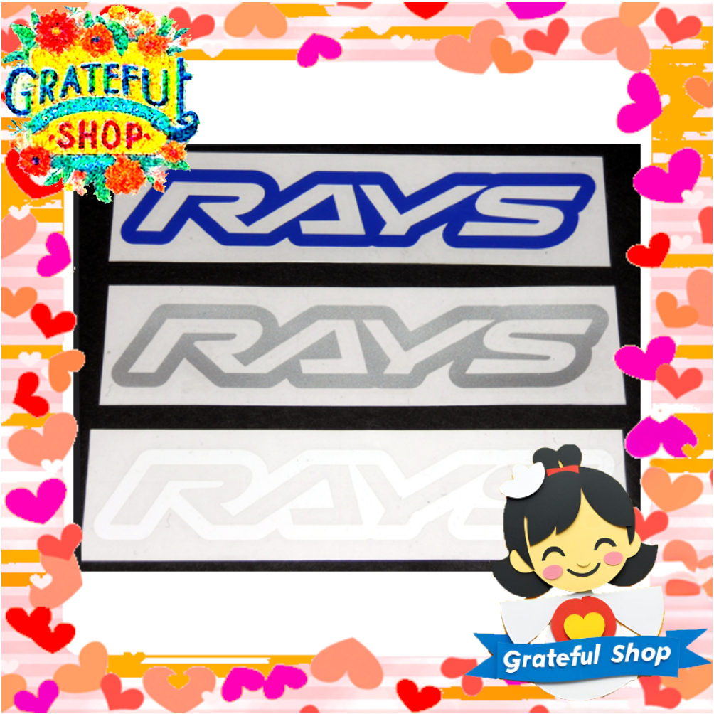 [authentic product] RAYS GEAR (Sticker) RAYS NEW Logo Sticker W140/W200/W250 [Direct from Japan ...