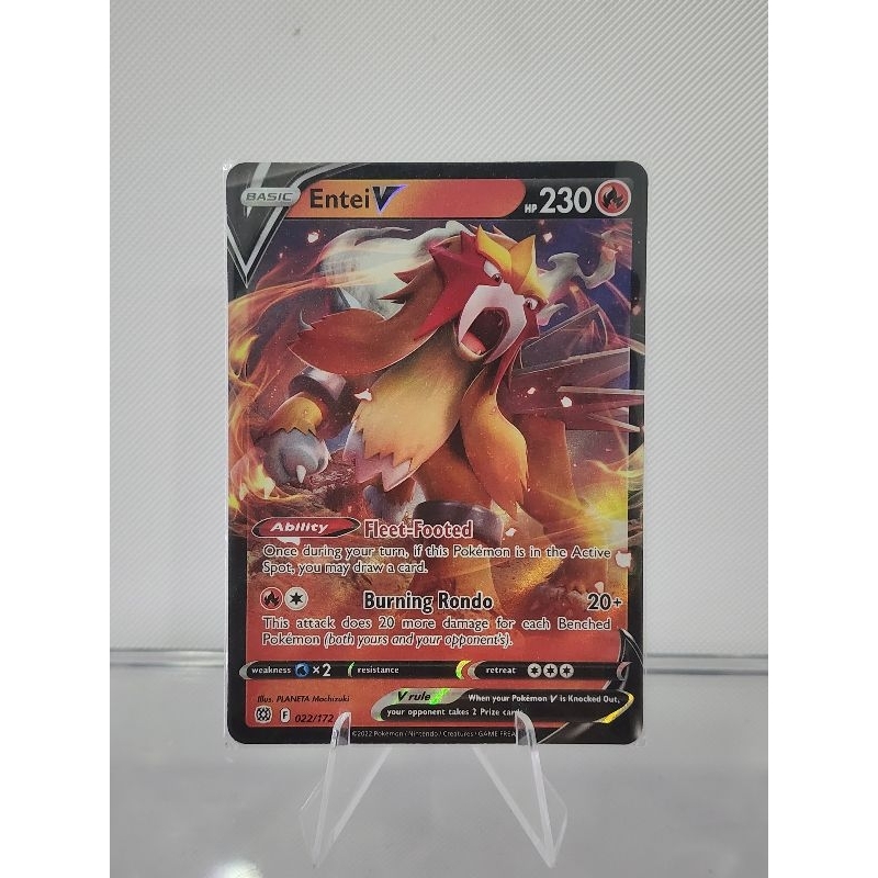 2022 Entei V Card (Rare Holo) | Shopee Malaysia