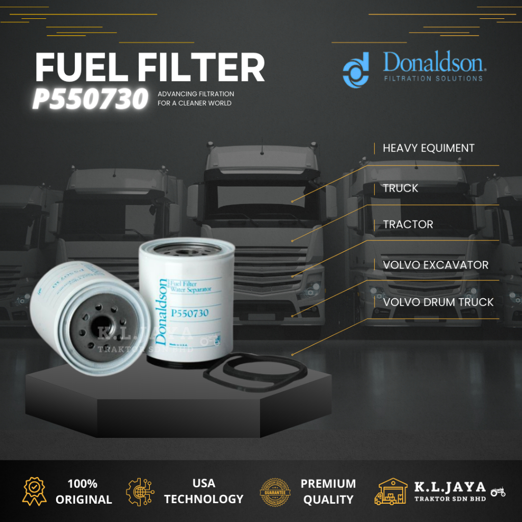ORIGINAL DONALDSON P550730 FUEL FILTER | Shopee Malaysia