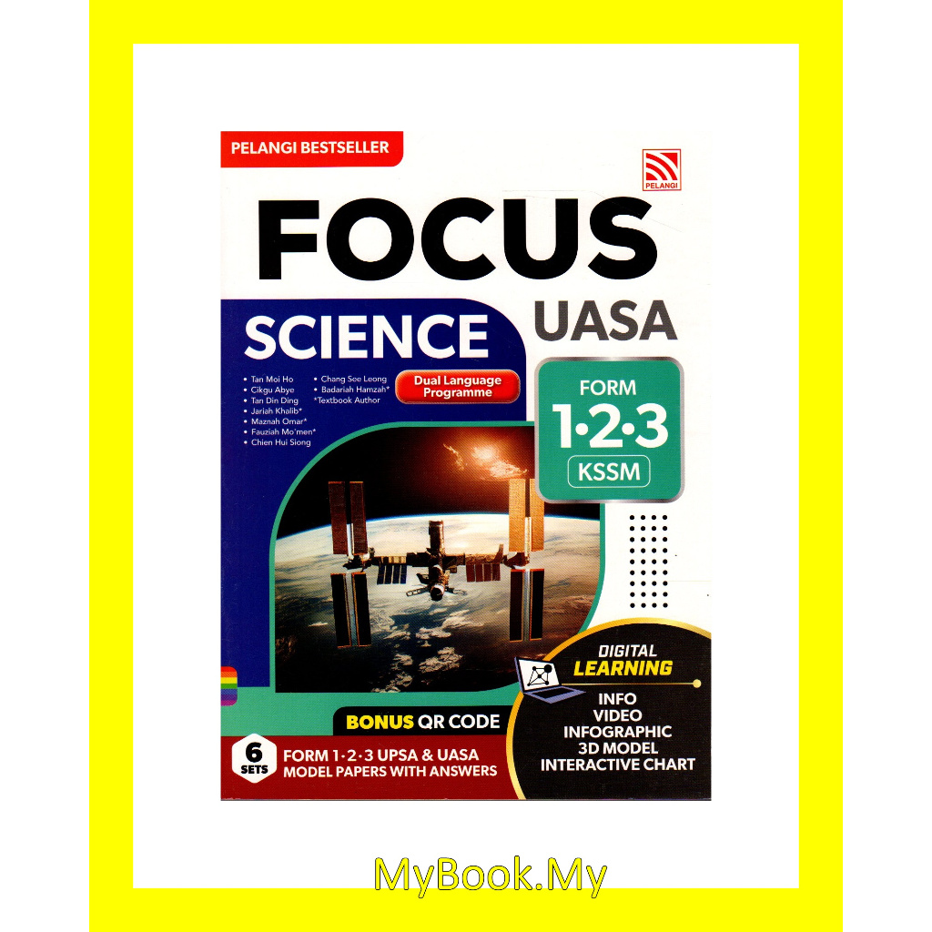 *BARU* MyB Buku Rujukan/Nota : Science DLP - Focus UASA Tingkatan 1.2.3 KSSM (Pelangi) | Shopee ...