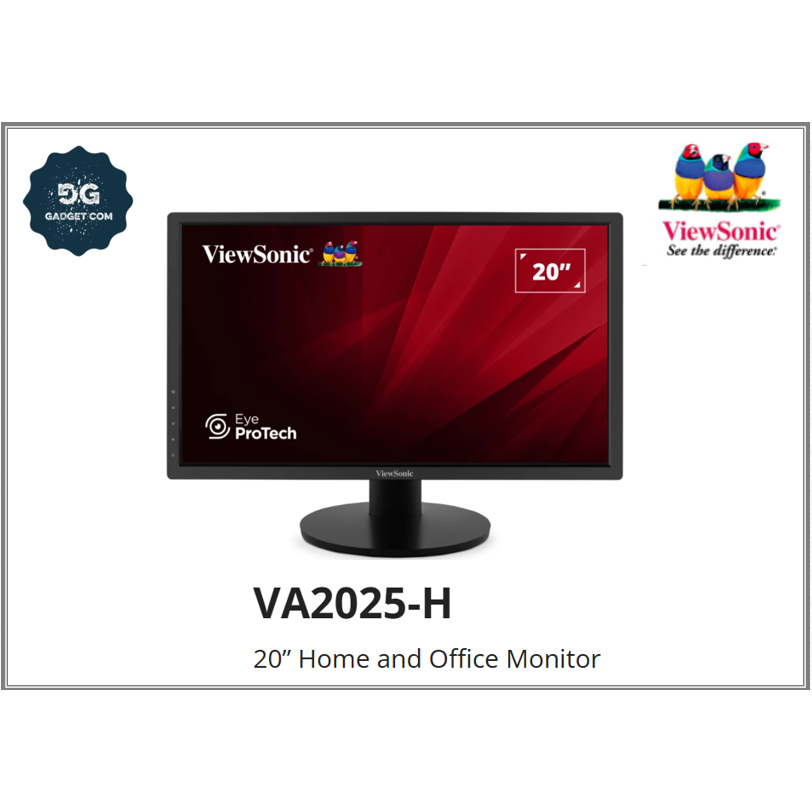ViewSonic VA2025-H 20” Home and Office Monitor | Shopee Malaysia