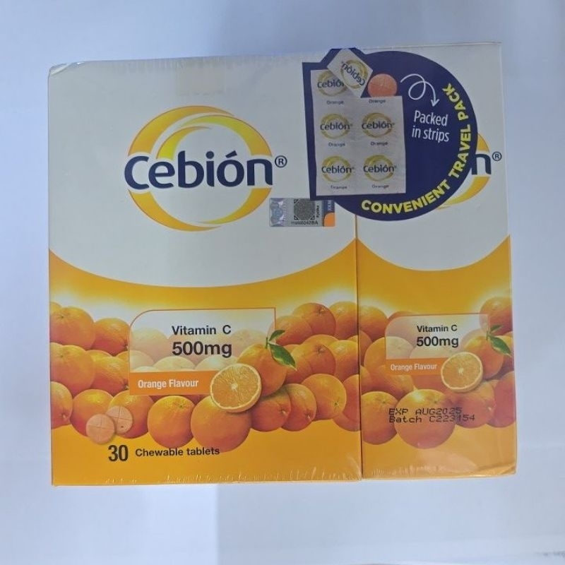 cebion 500mg Chewable Tablets 3x30s (Expiry Date:08/2025) | Shopee Malaysia