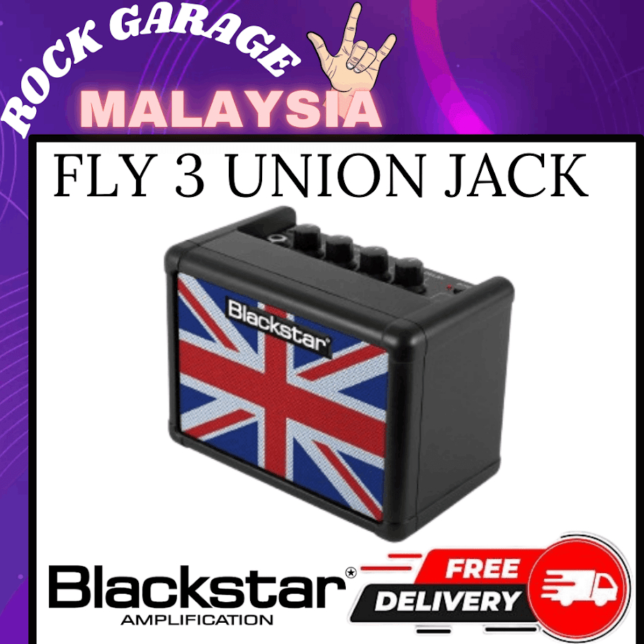 Blackstar FLY 3 Union Jack Edition Combo Amplifier (FLY3-UNION/Fly3 ...
