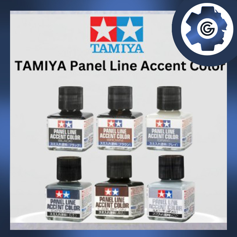 Tamiya Panel Line Accent Color Black Gray Dark Gray Lining Pen Panel ...