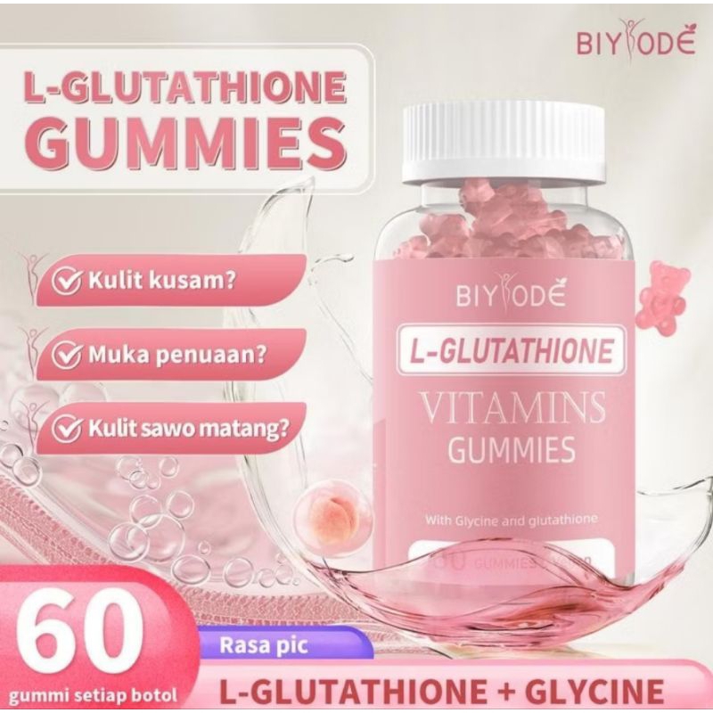 READY STOCK GUMMY GLUTATHIONE CERAHKAN KULIT GEBU GEBAS | Shopee Malaysia