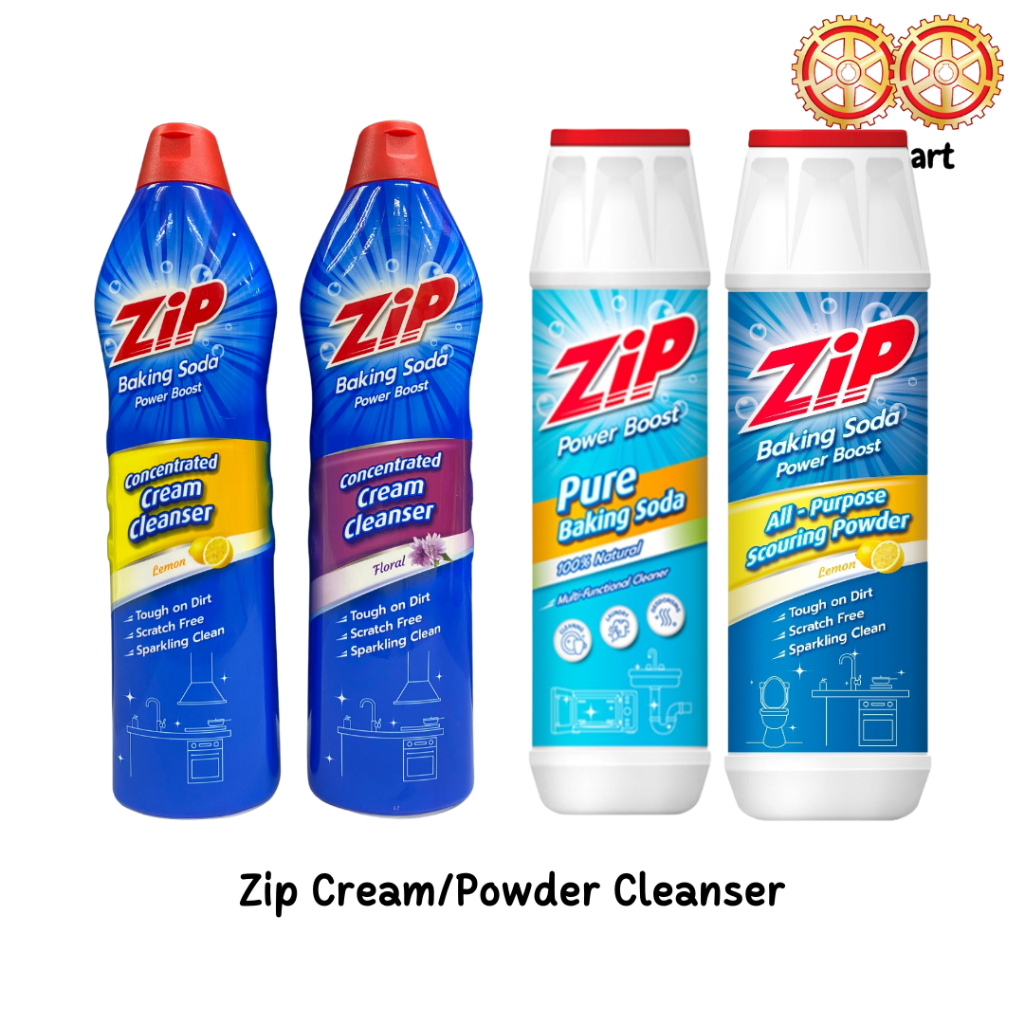 Zip Cream 660ml /Powder 650g Cleanser with Assorted Fragrance | Shopee ...