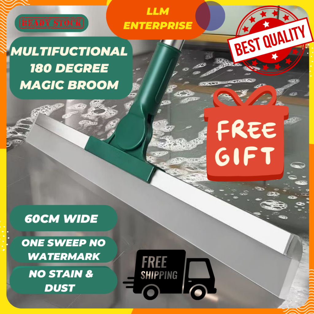 Silicone Magic Broom Wiper Broom Sweep Floor Scraper Magic Silicone ...