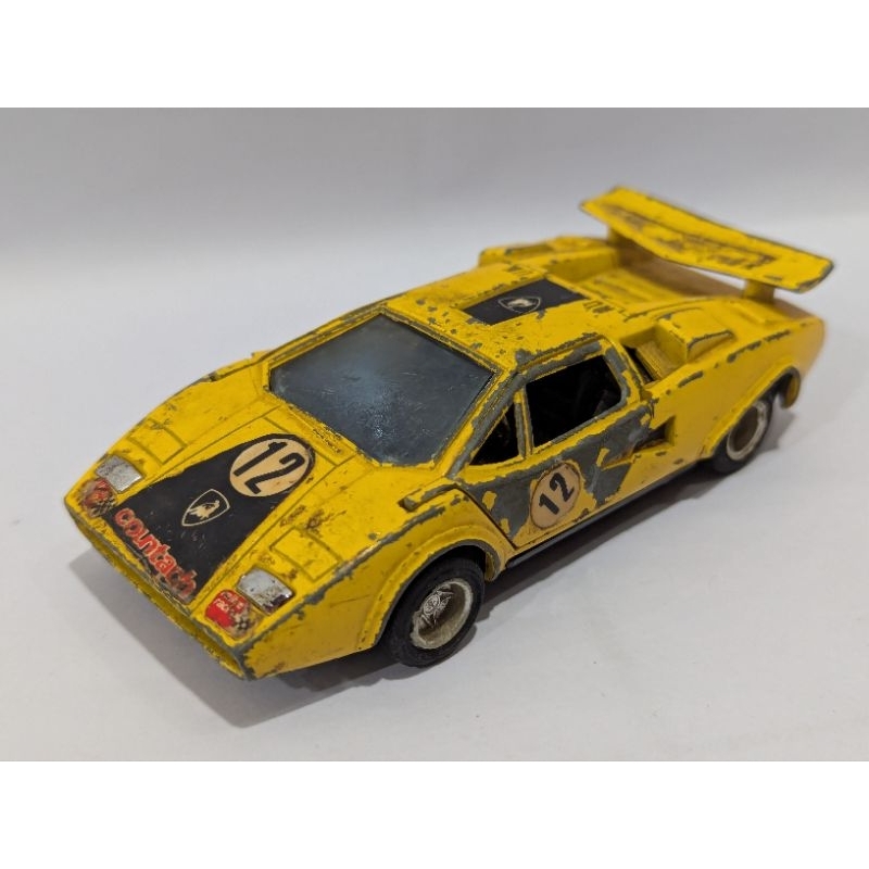 VINTAGE DIECAST LAMBORGHINI COUNTACH MADE IN JAPAN SCALE 1/38 | Shopee ...