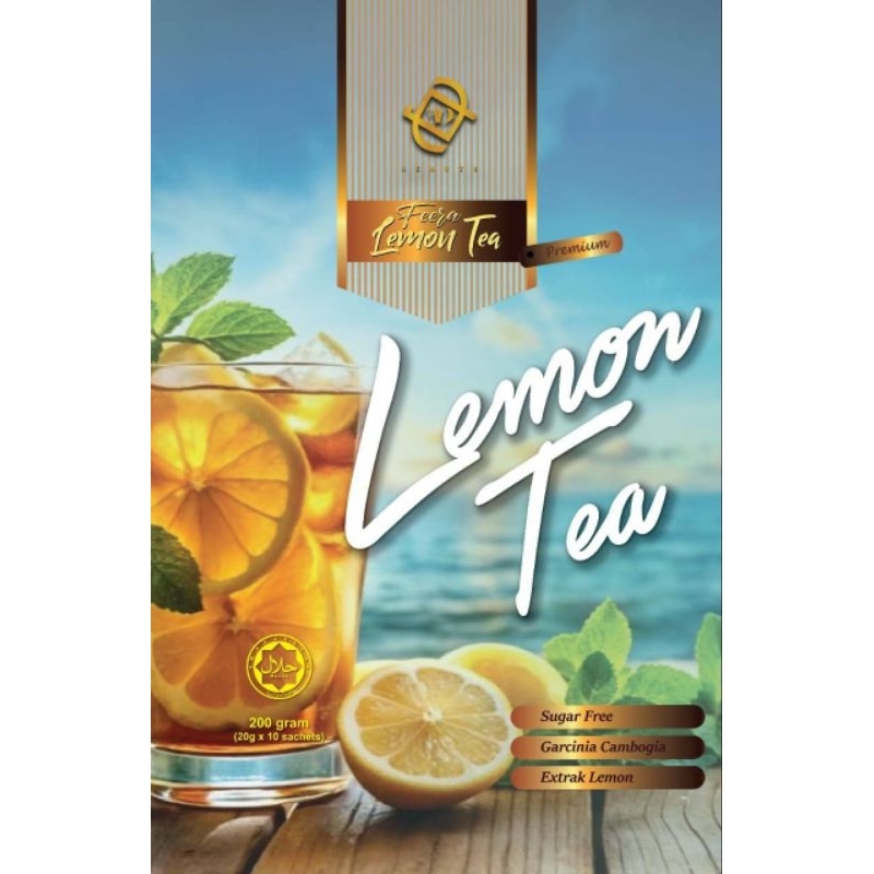 LEMON TEA (NEW) Premium Feera Lemon Tea Daun Senna Detox Tea Hijau ...