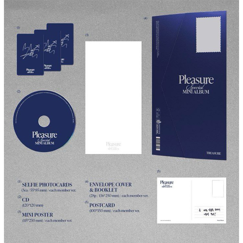 TREASURE BLUE ALBUM DIGIPACK WITHOUT POB | Shopee Malaysia