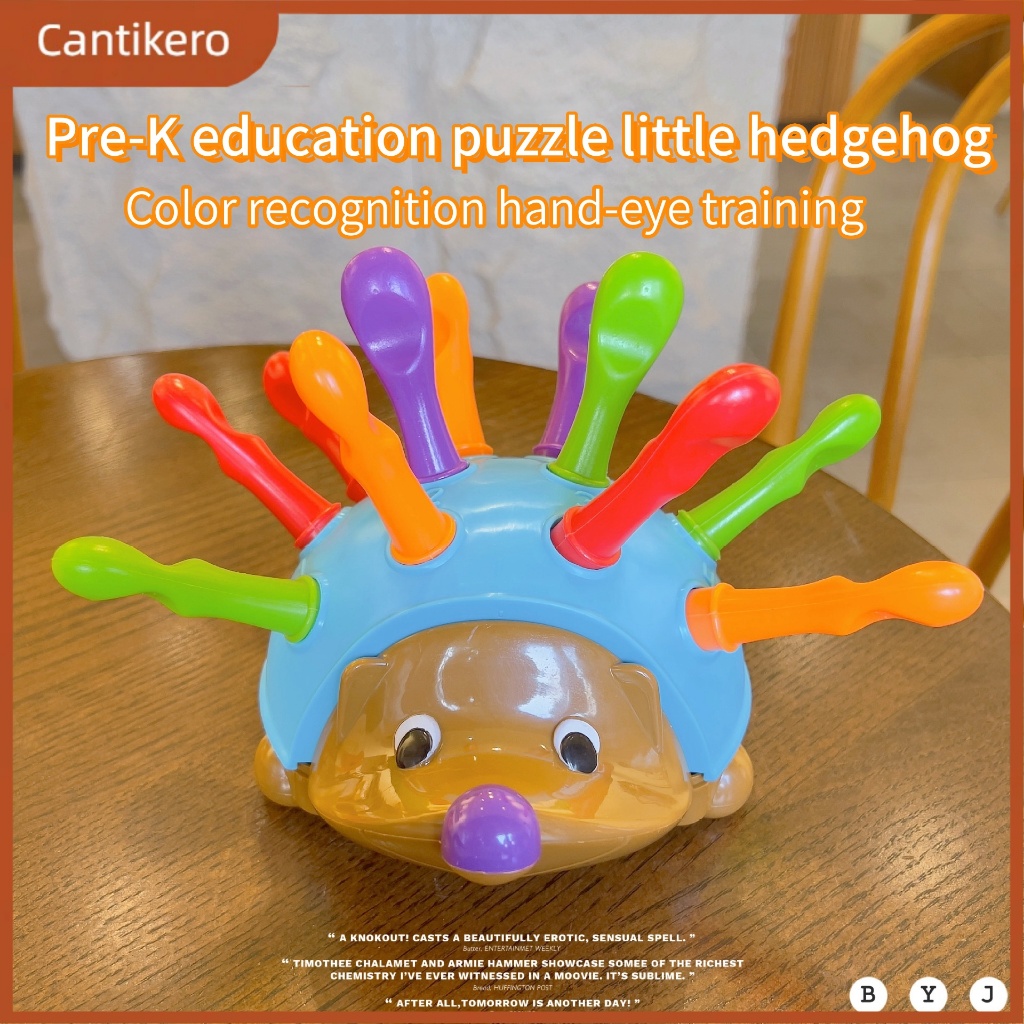 [Ready] Spike The Motor Hedgehog / Color Sorting Toy / Sensory ...