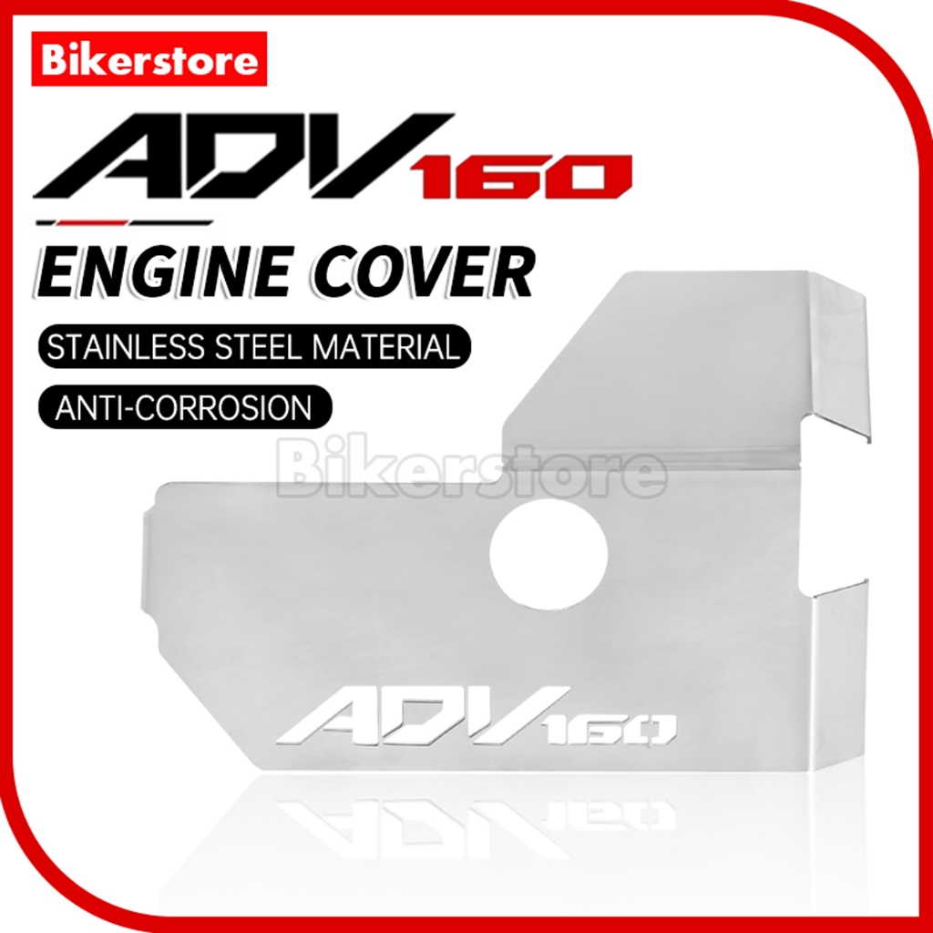 Honda ADV160 ADV 160 Engine Cover Engine Bottom Protector Silver Cover ...