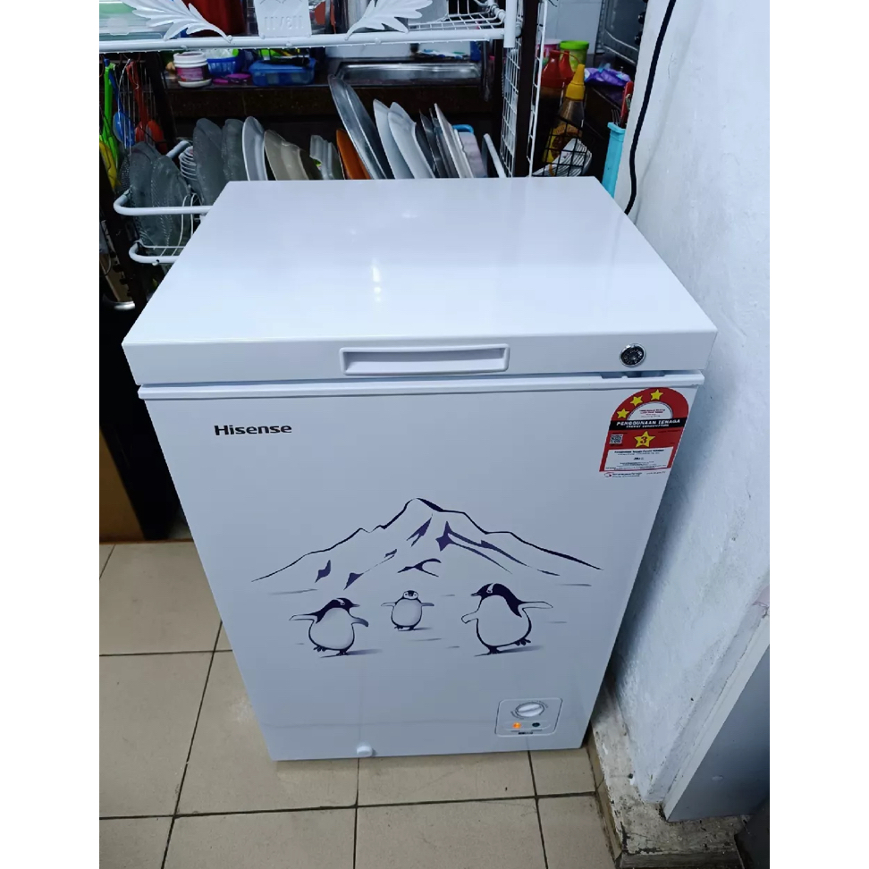 Hisense Chest Freezer Mini Deep Freezer (128L) FC125D4BW | Shopee Malaysia