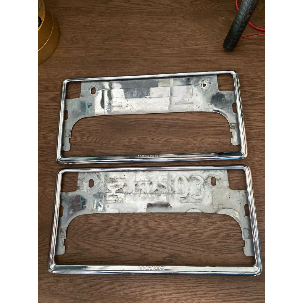 TOYOTA NUMBER PLATE CHROME SET | Shopee Malaysia