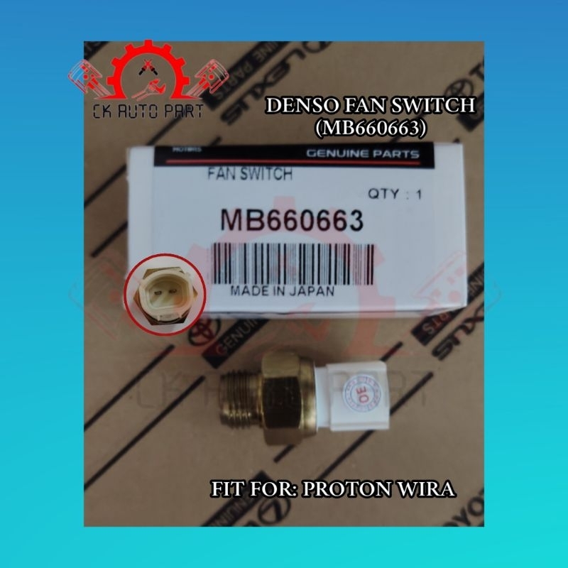 PROTON WIRA FAN SWITCH (DENSO TYPE)(MB660663) | Shopee Malaysia