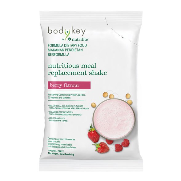 BodyKey by Nutrilite Meal Replacement Shake - loose 1 pouch (Chocolate ...