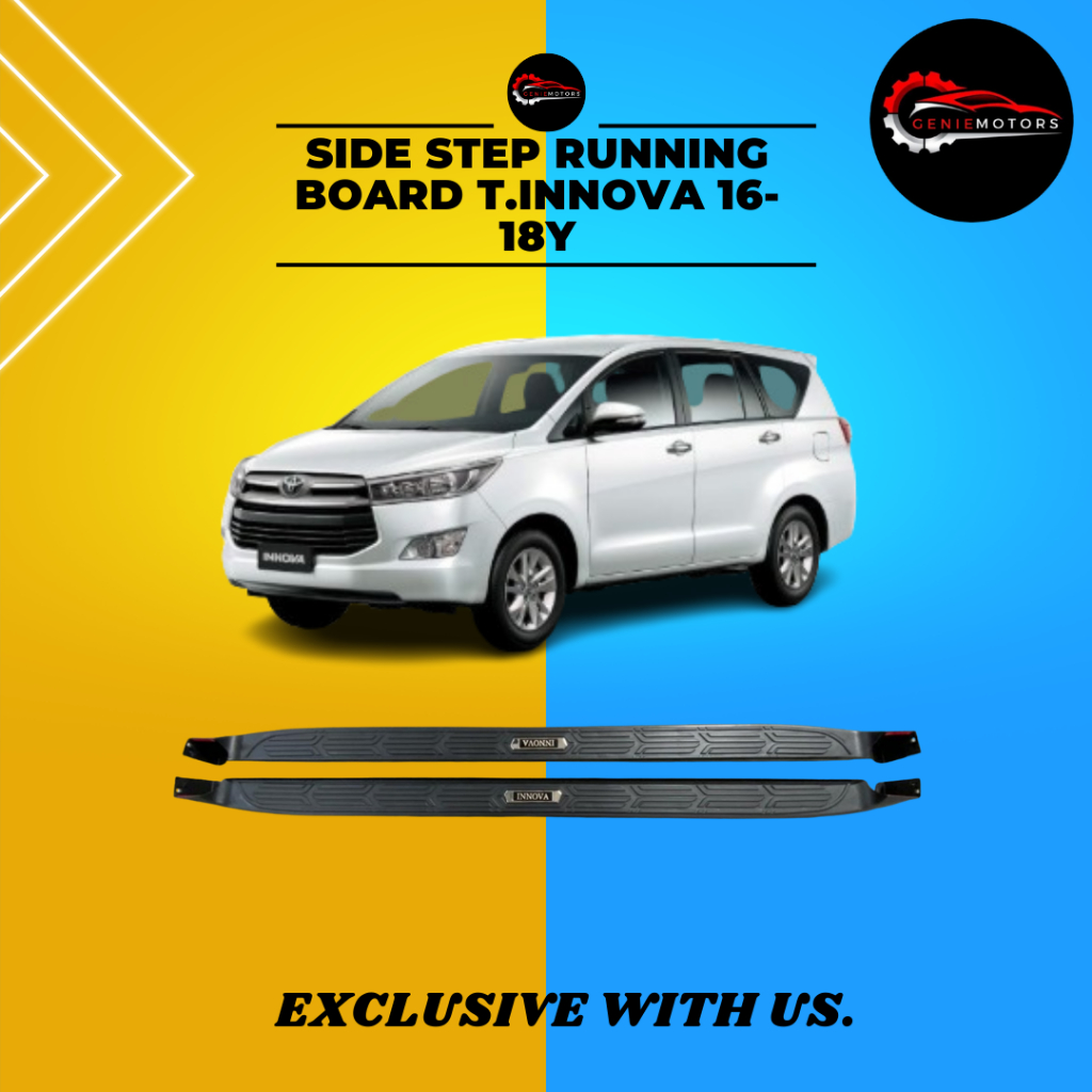 TOYOTA INNOVA 2016 - 2021 SIDE STEP RUNNING BOARD 2.0X 2.0G | Shopee ...