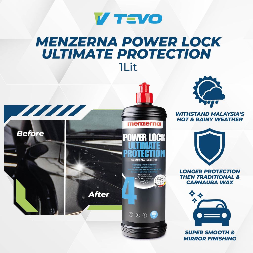 MENZERNA Power Lock Ultimate Protection (1 Litre) car wax polish wax ...