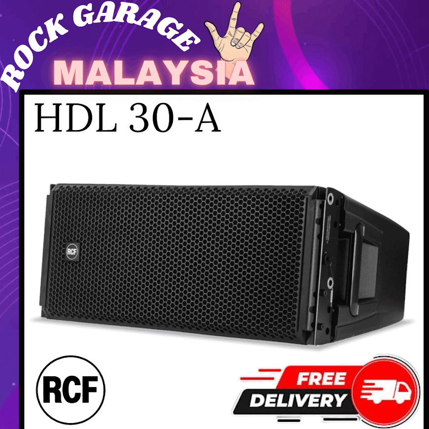 Rcf Hdl 30 A Dual 10 Inch Powered Line Array Speaker Hdl30a Hdl 30a Shopee Malaysia