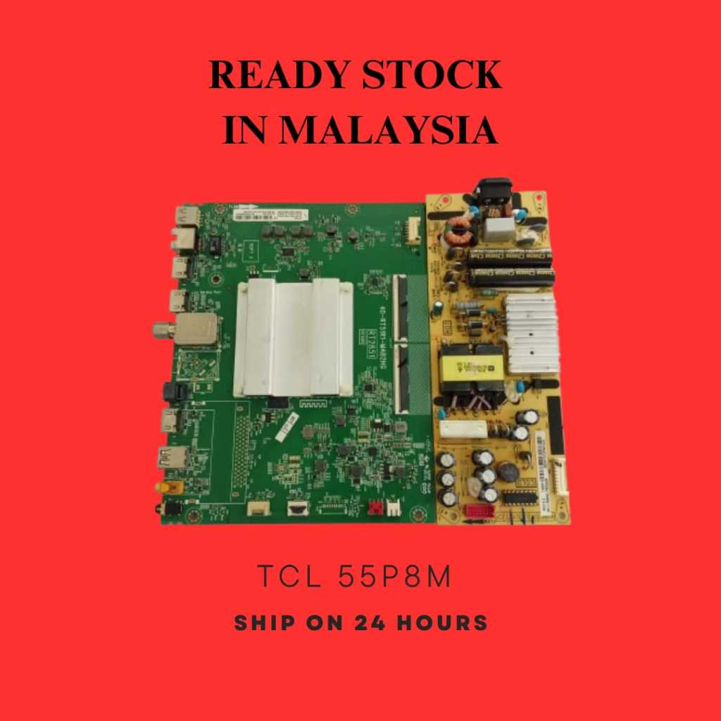 TCL 55P8M POWERBOARD AND MAINBOARD | Shopee Malaysia